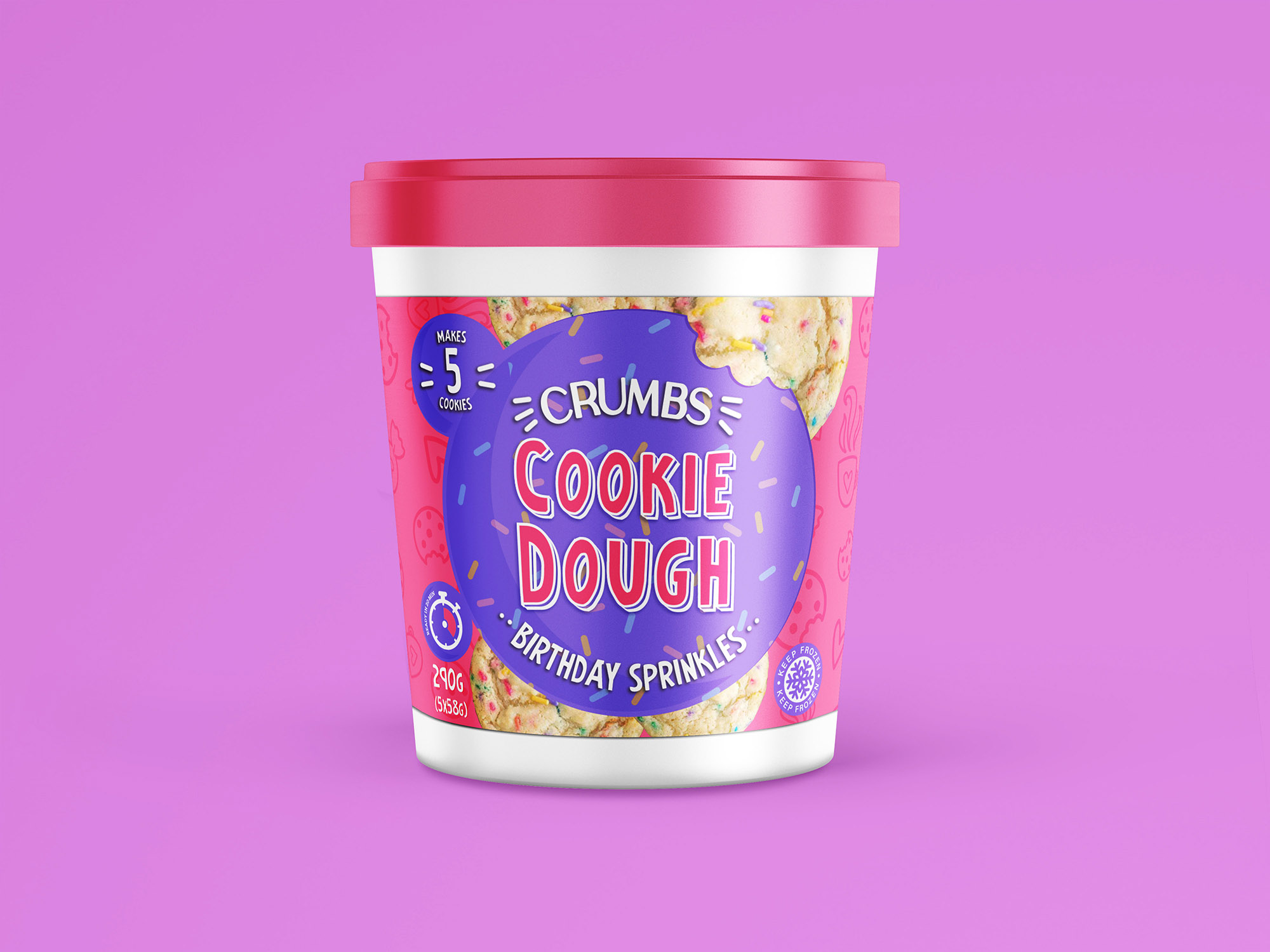 Birthday Sprinkles – Crumbs Cookie Dough